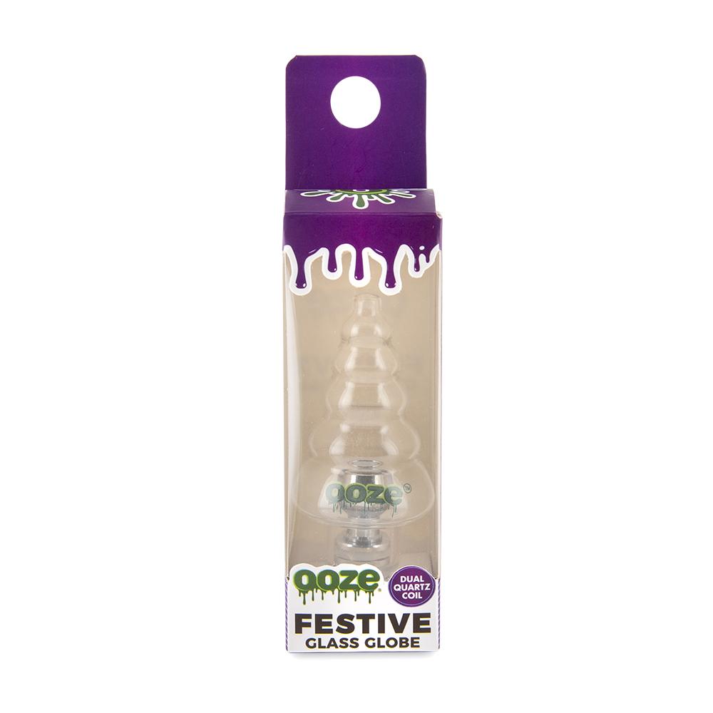 OOZE GLASS GLOBE FESTIVE - Empire Smoke Distributors
