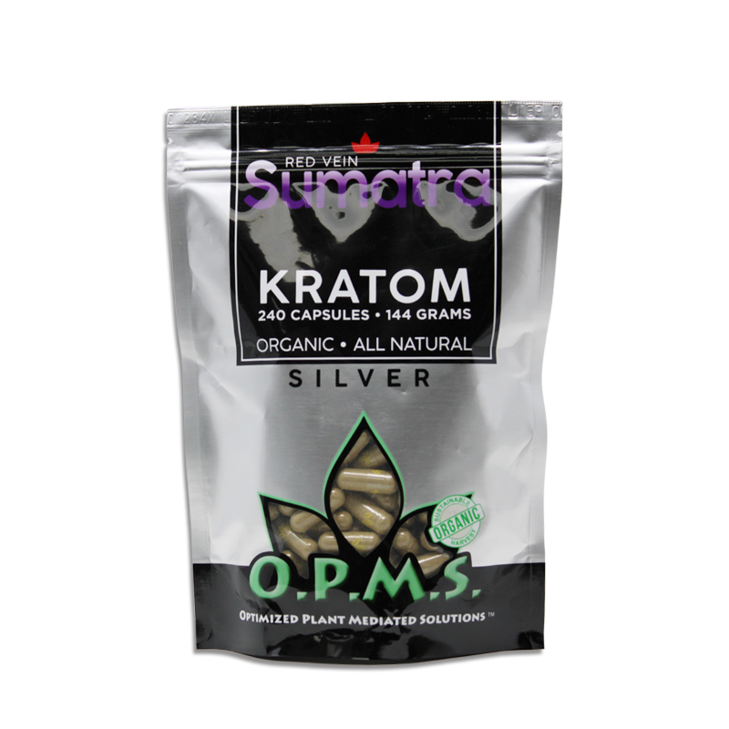 OPMS SILVER SUMATRA RED VEIN 240CT 144GM CAPSULES BAG – Empire Smoke ...