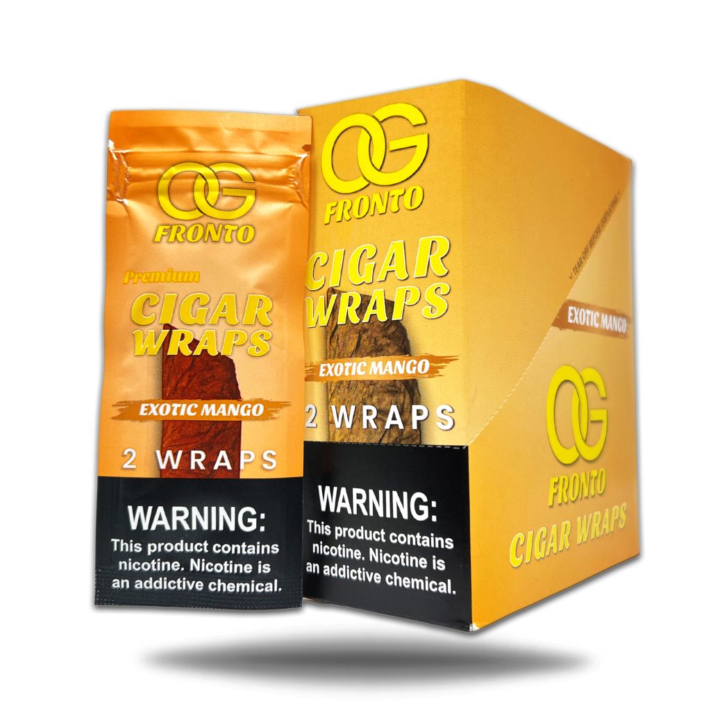 OG FRONTO CIGAR WRAPS EXOTIC MANGO 2CT PACK -BOX OF 25 – Empire Smoke ...