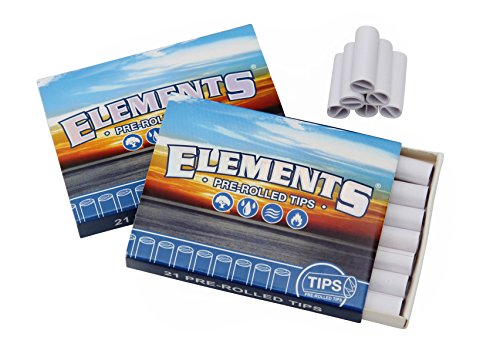 ELEMENTS TIPS PREMIUM ROLLING PERFORATED 50 PER BOX - Empire Smoke ...