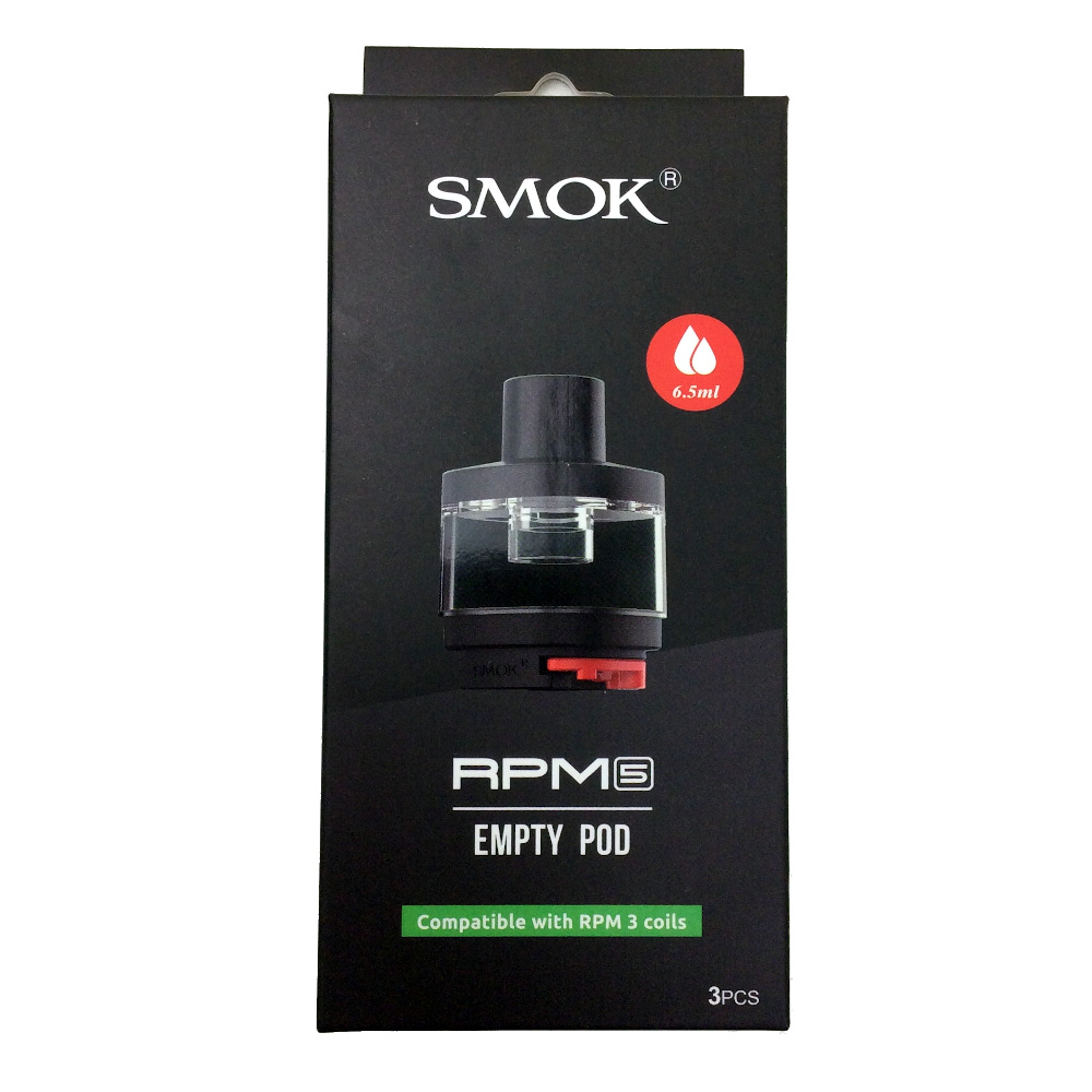 SMOK RPM 5 EMPTY POD 6.5ML 3PCS PACK - Empire Smoke Distributors