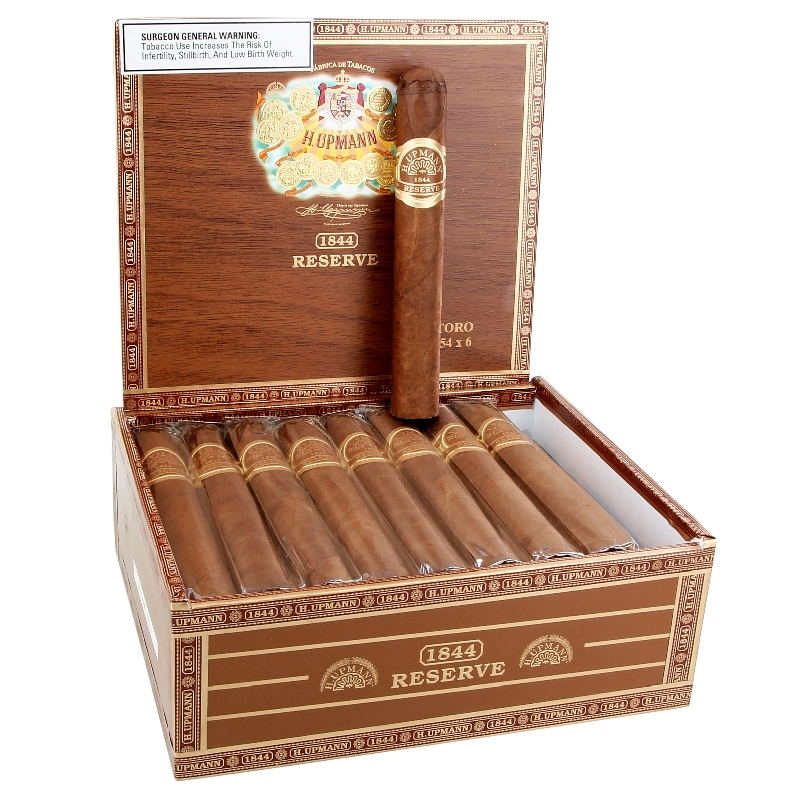 H UPMANN 1844 RESERVE TORO (54X6) BOX OF 25 - Empire Smoke Distributors