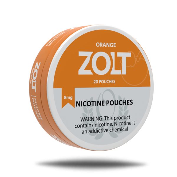 ZOLT NICOTINE POUCHES 8MG ORANGE -PACK OF 5 - Empire Smoke Distributors