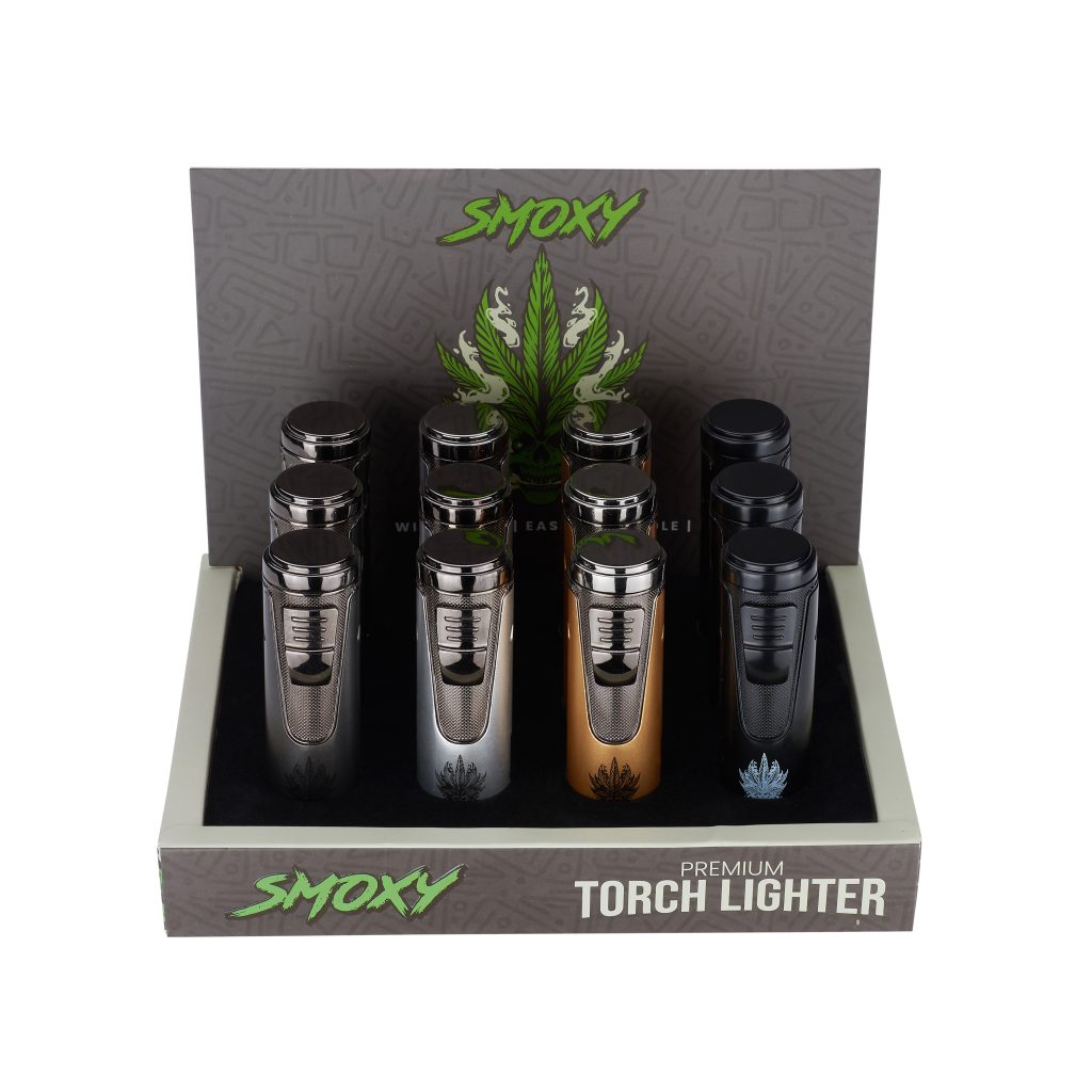 SMOXY WINDPROOF TORCH LIGHTER BENTLEY -BOX OF 12 (ST115) – Empire Smoke ...