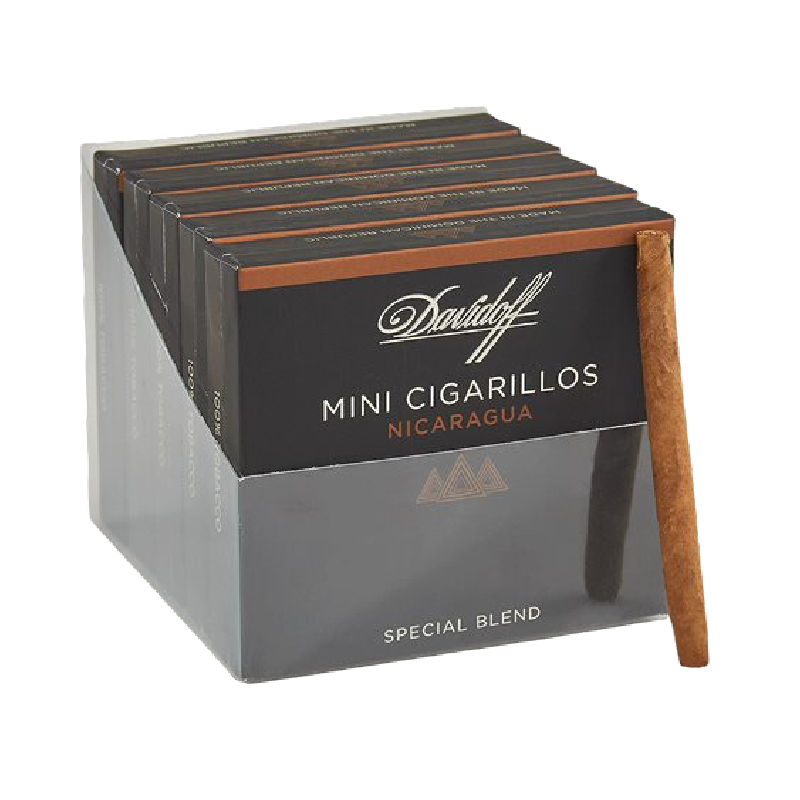 DAVIDOFF MINI C'LLO NIC 25CT (5 TINS OF 5) - Empire Smoke Distributors
