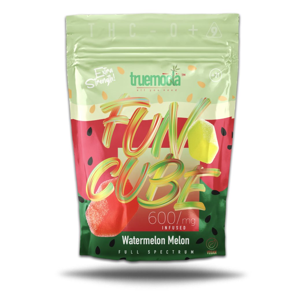 TRUEMOOLA DELTA 9 THCO FUN CUBE GUMMIES 600MG – BOX OF 10 – Empire ...