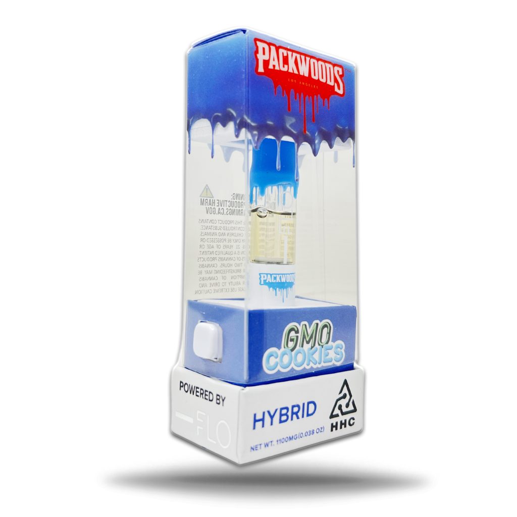 PACKWOODS FLO HHC CARTRIDGE 1100MG GMO COOKIES (HYBRID) BOX OF 5 ...