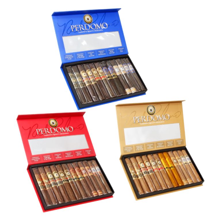 PERDOMO CONNOISSUER COLLECTION (BOX OF 12) - Empire Smoke Distributors