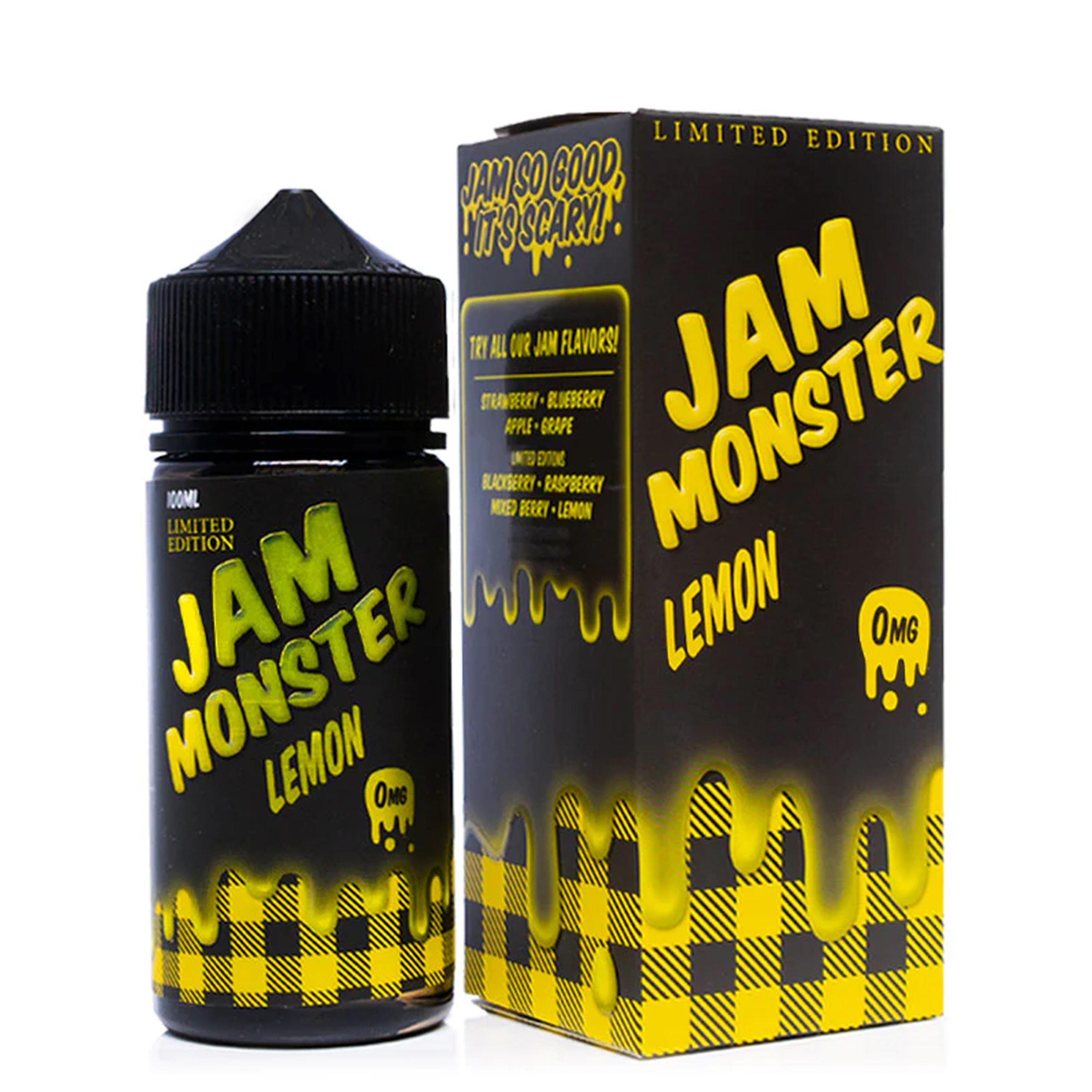 JAM MONSTER LEMON 3MG 100ML - Empire Smoke Distributors