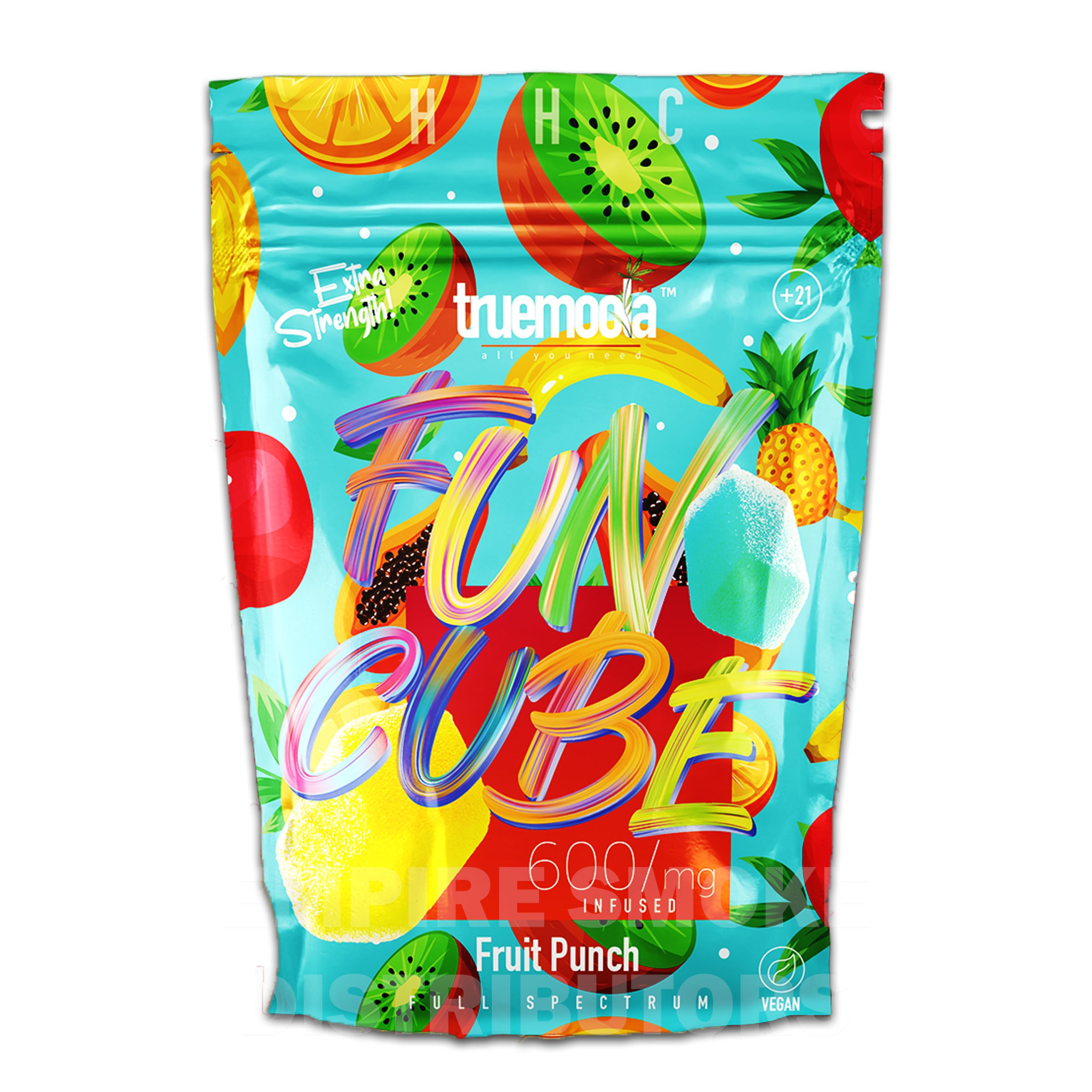 TRUEMOOLA HHC FUN CUBE GUMMIES 600MG FRUIT PUNCH -BOX OF 10 – Empire ...
