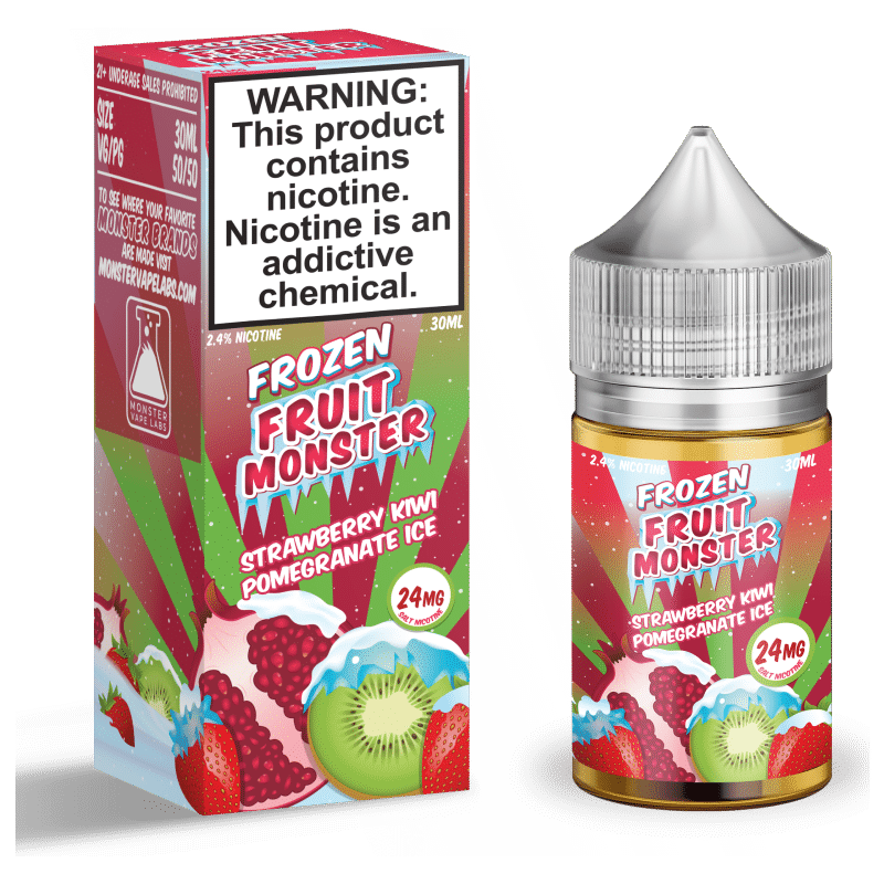 JAM MONSTER SALT FROZEN FRUIT MONSTER STRAWBERRY KIWI POMEGRANATE ICE ...