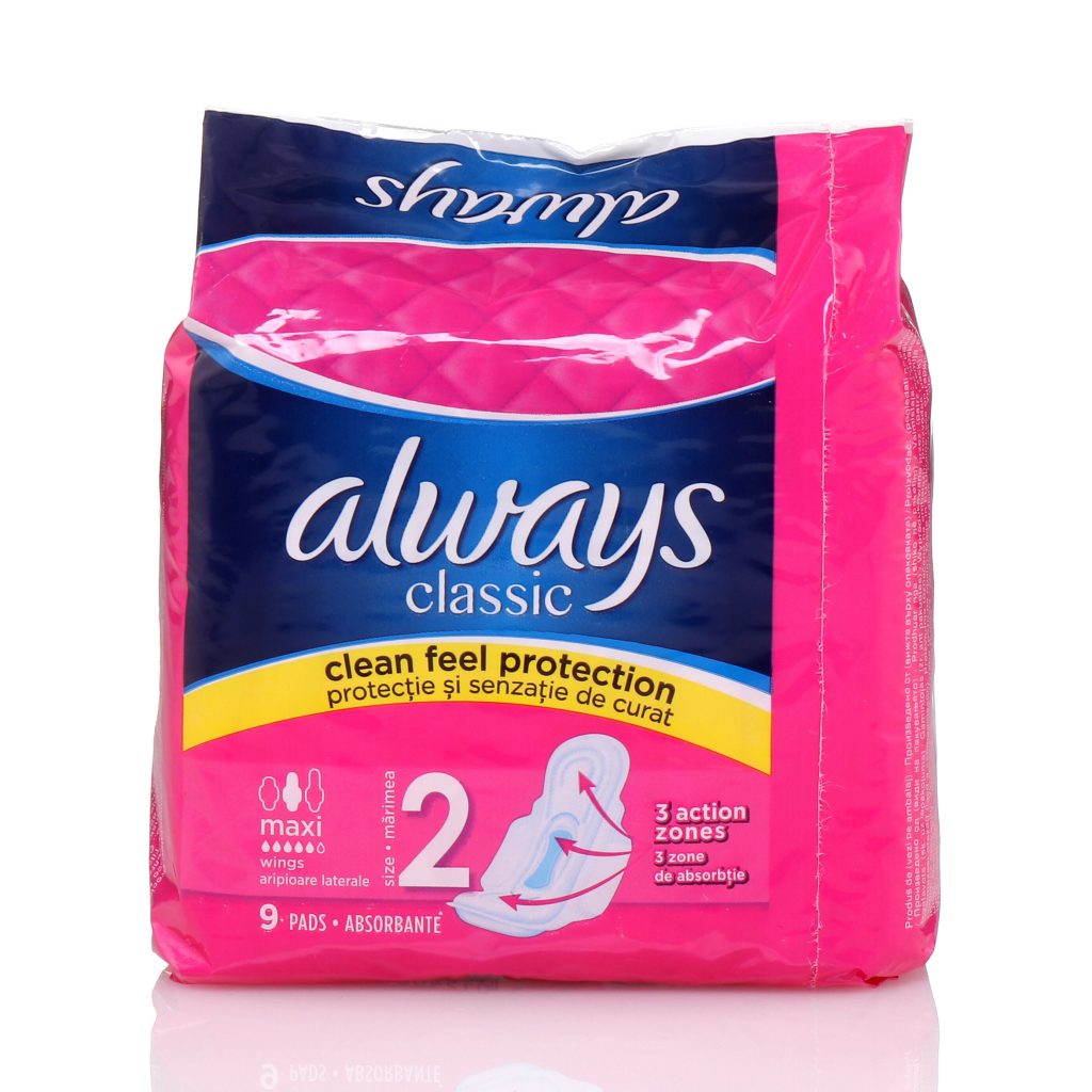 ALWAYS MAXI CLASSIC 9 PADS SIZE-2 - Empire Smoke Distributors