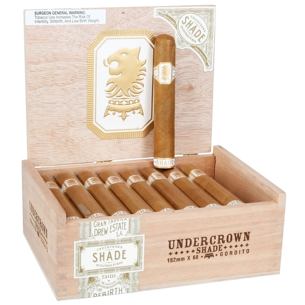 DREW ESTATE UNDERCROWN SHADE 2021 ROBUSTO BOX OF 25 – Empire Smoke ...