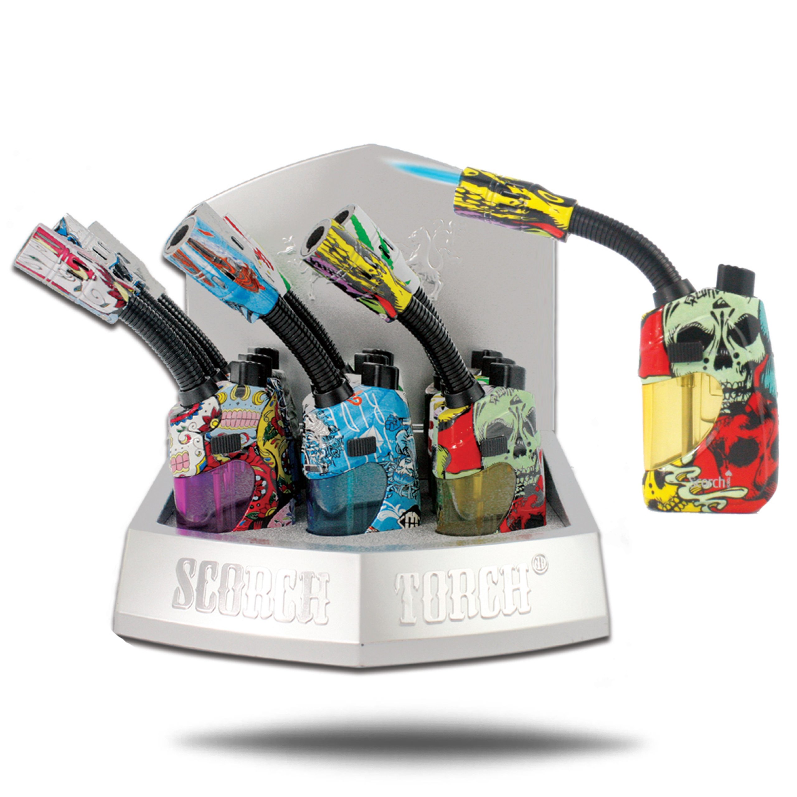 SCORCH BENDABLE TORCH ASST LEAF/420 DESIGNS-COLORS -BOX OF 9 – Empire ...