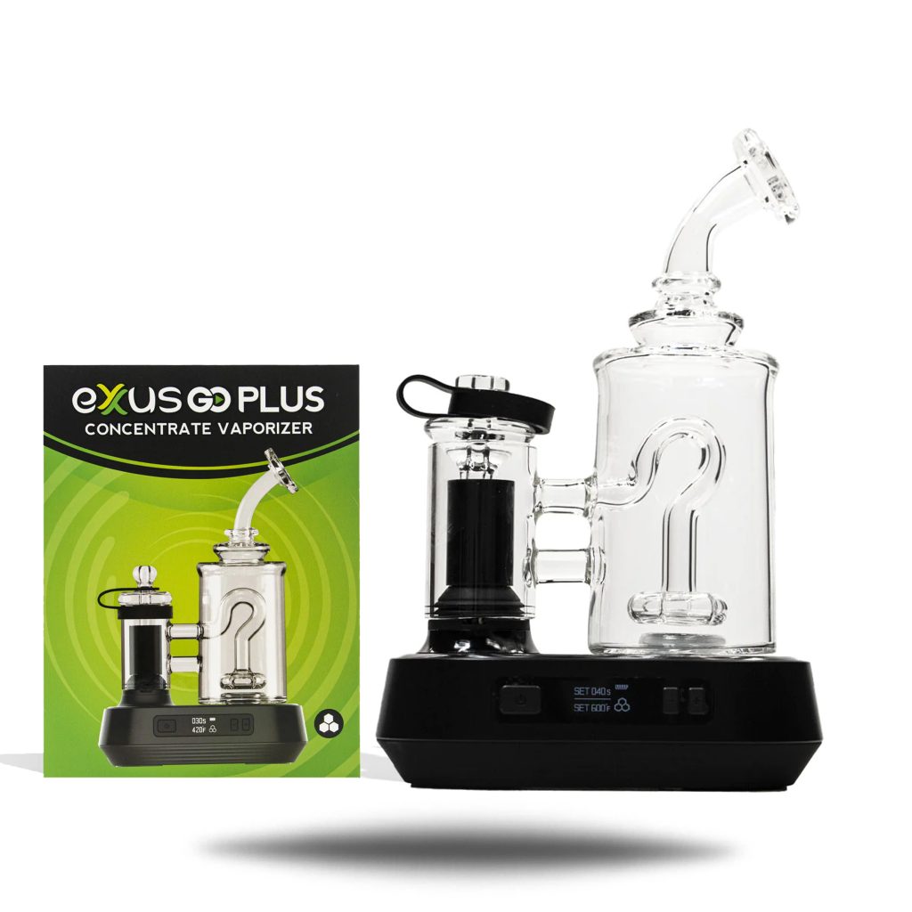 EXXUS GO PLUS ELECTRONIC DAB RIG BLACK – Empire Smoke Distributors
