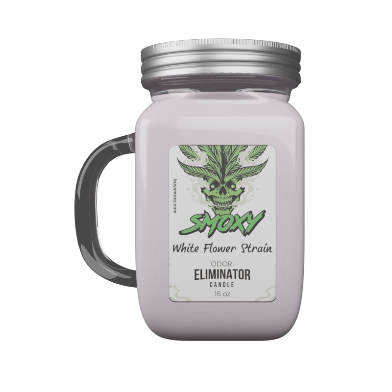 SMOXY CANDLE 13OZ WHITE FLOWER STRAIN – Empire Smoke Distributors