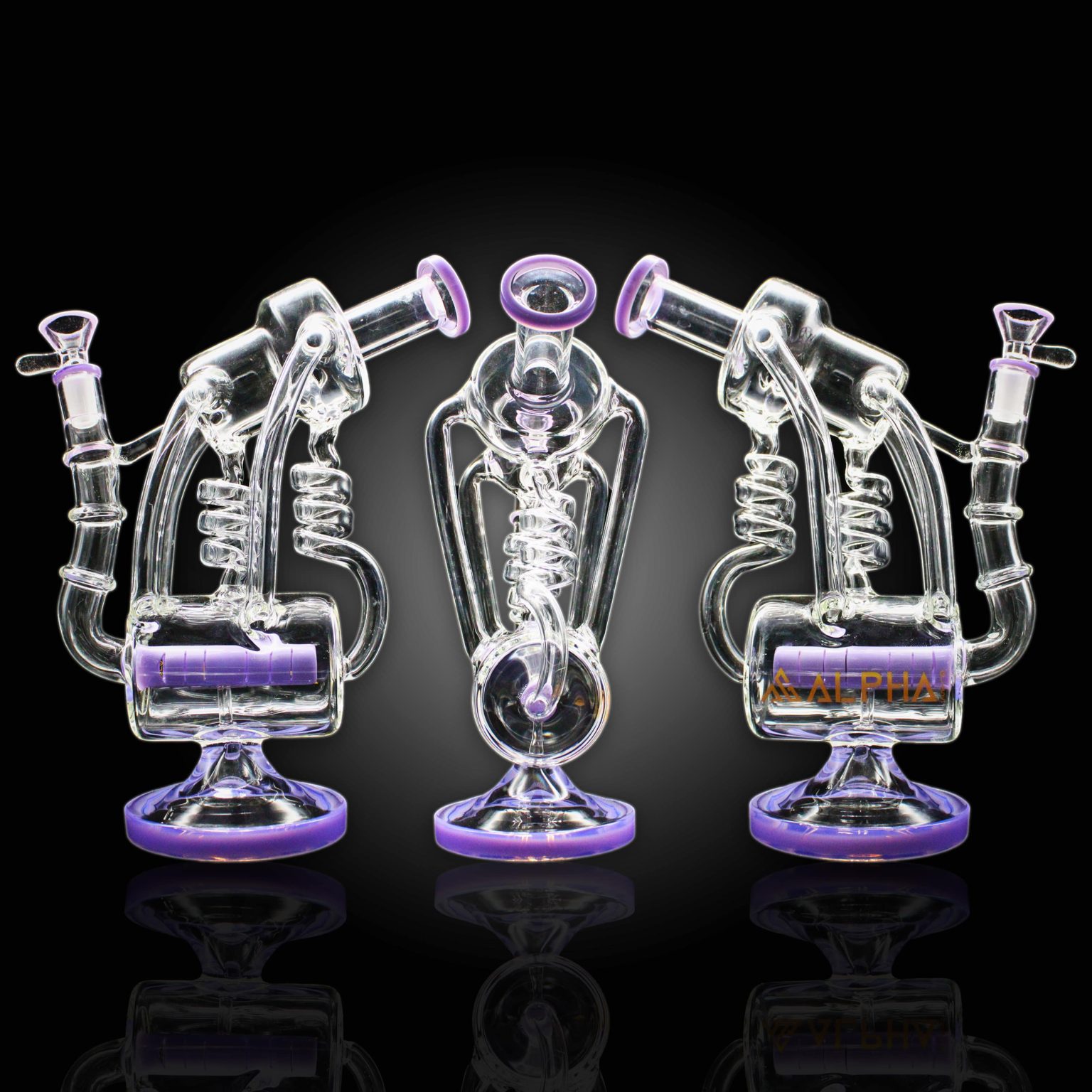 10" ALPHA ECOSCOPE PERC WATER PIPE - Empire Smoke Distributors