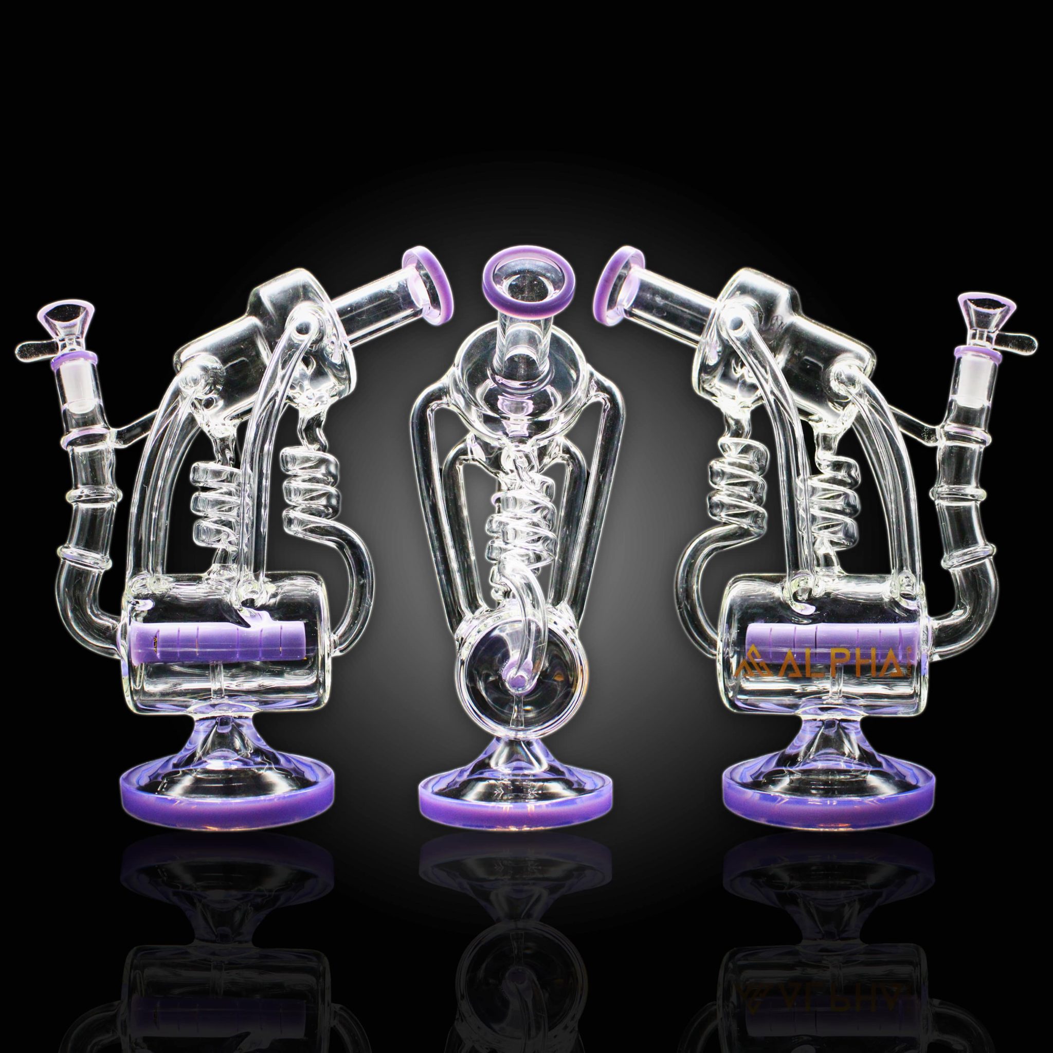 10" ALPHA ECOSCOPE PERC WATER PIPE - Empire Smoke Distributors