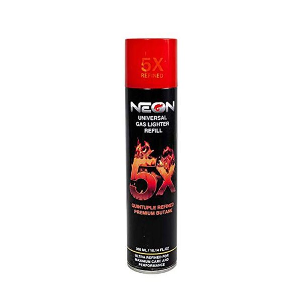 NEON 5X PREMIUM BUTANE 300ML 10.14OZ - Empire Smoke Distributors