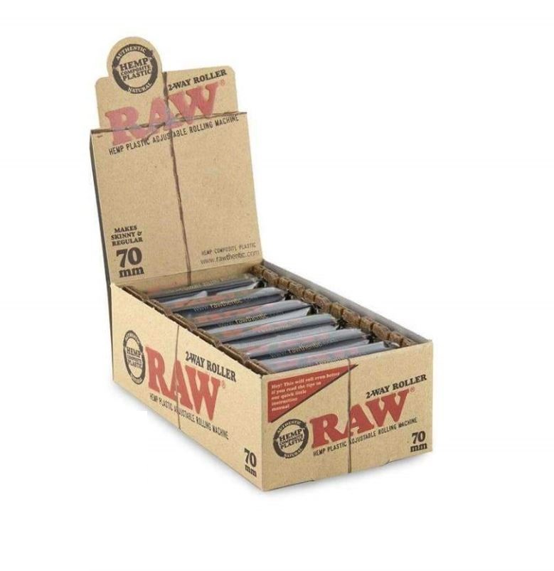 RAW 70MM 2 WAY ROLLING MACHINES 12 PER BOX - Empire Smoke Distributors
