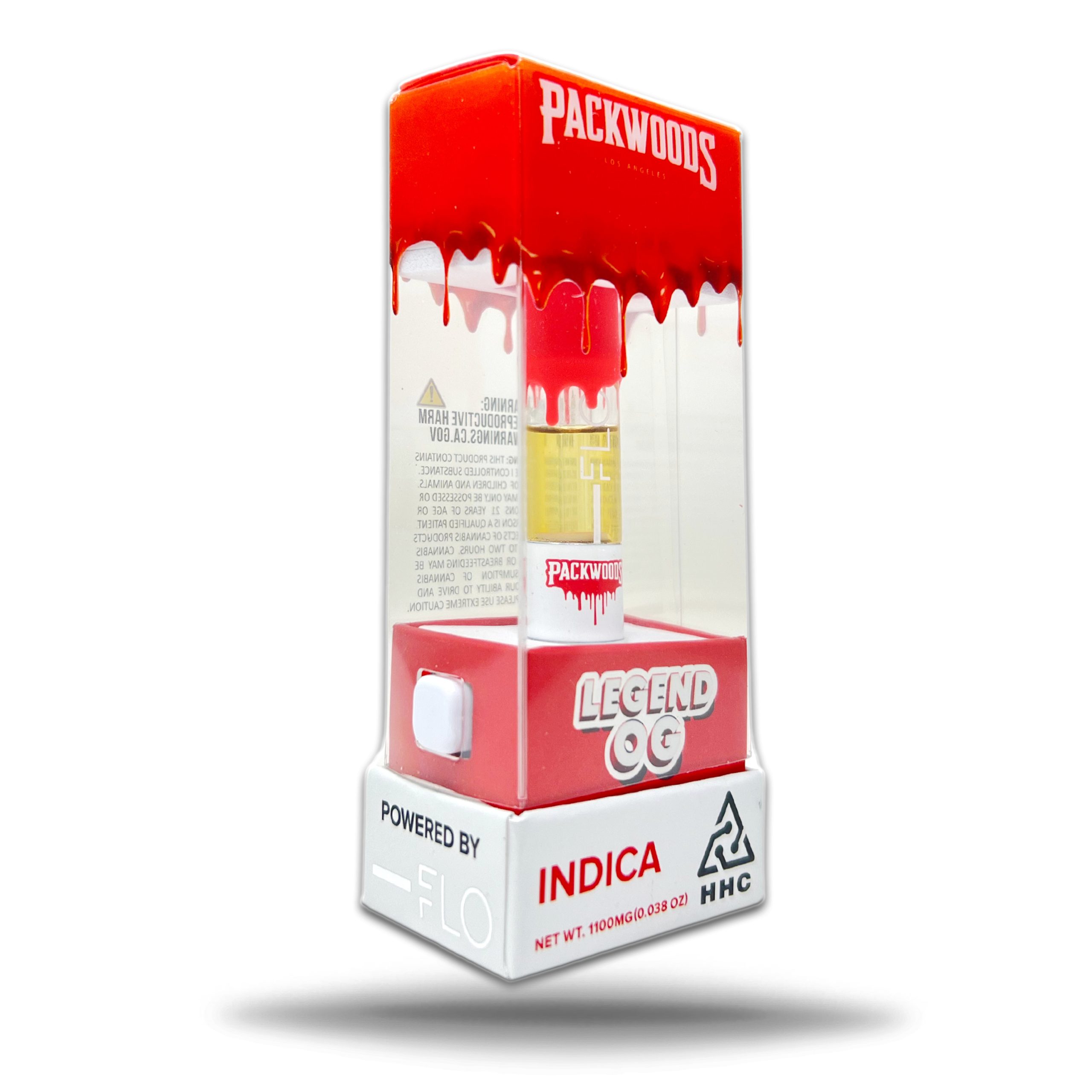 PACKWOODS FLO HHC CARTRIDGE 1100MG LEGEND OG (INDICA) BOX OF 5 – Empire ...