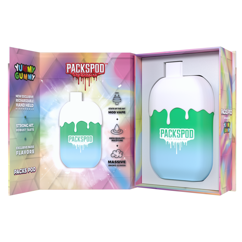 PACKSPOD DISPOSABLE 5000PF YUMMY GUMMY -BOX OF 5 – Empire Smoke ...