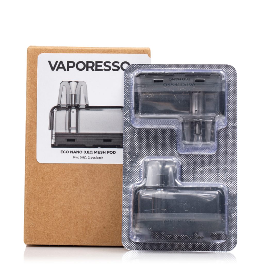 VAPORESSO ECO NANO 0.8 MESH POD 6ML 2CT PACK – Empire Smoke Distributors