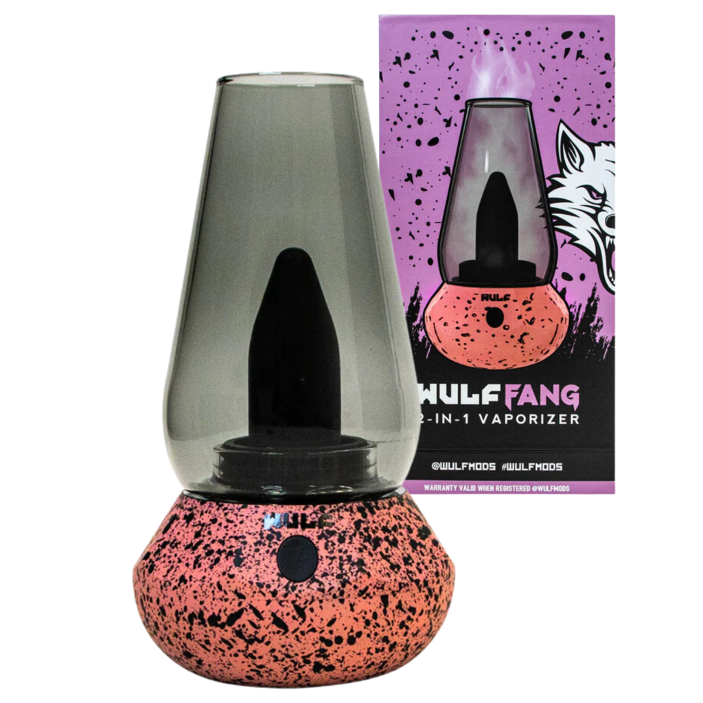WULF FANG 2-IN-1 VAPORIZER PINK BLACK SPATTER – Empire Smoke Distributors