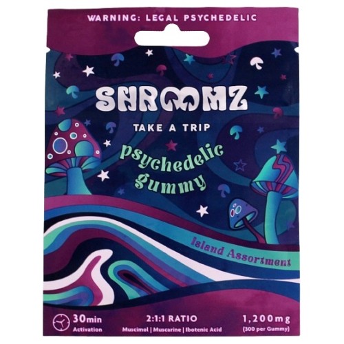 SHROOMZ PSYCHEDELIC GUMMY 1200MG ISLAND ASSORTMENT PCS – Empire Smoke ...