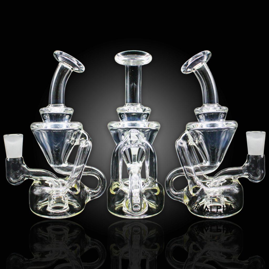 5” ALPHA MINI PERC SHOWER HEAD RIG – Empire Smoke Distributors