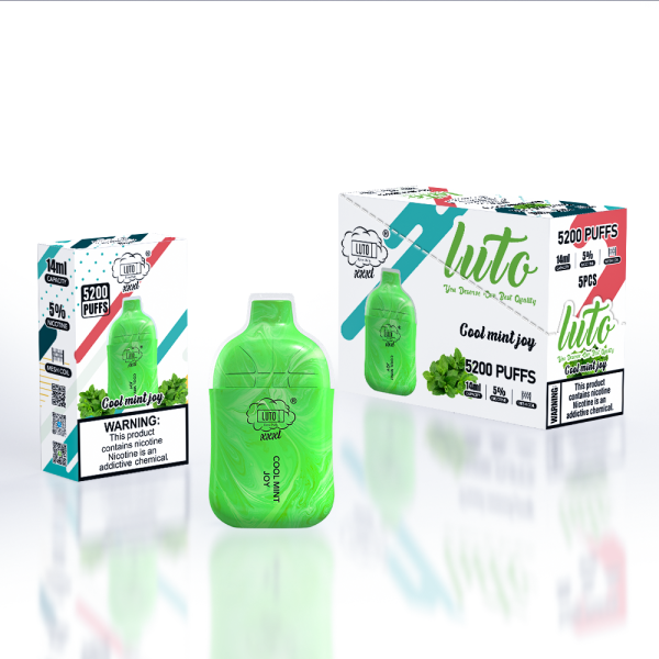 LUTO XXXL DISPOSABLE 5200PF COOL MINT JOY -BOX OF 10 – Empire Smoke ...