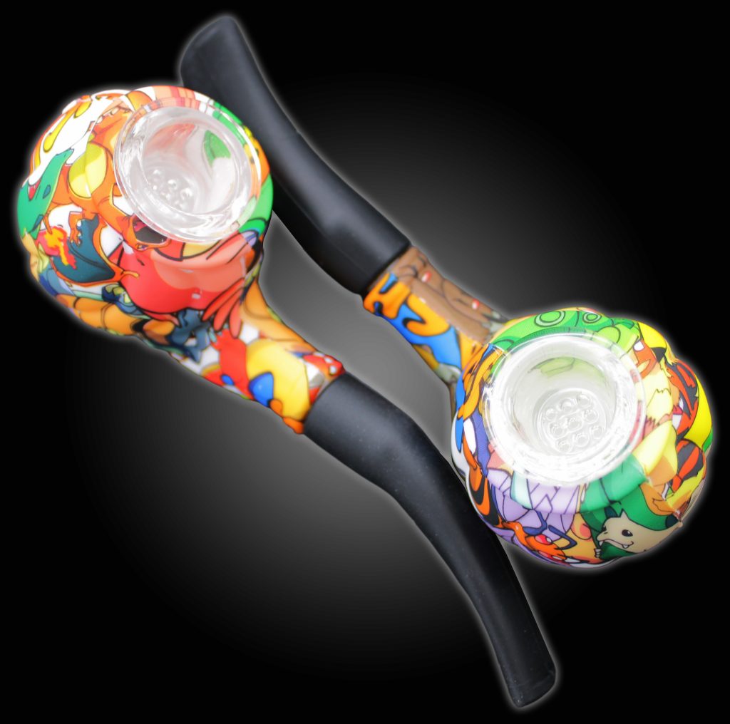 4” GRAFFITI SHERLOCK SILICONE HAND PIPE 15CT JAR – Empire Smoke ...