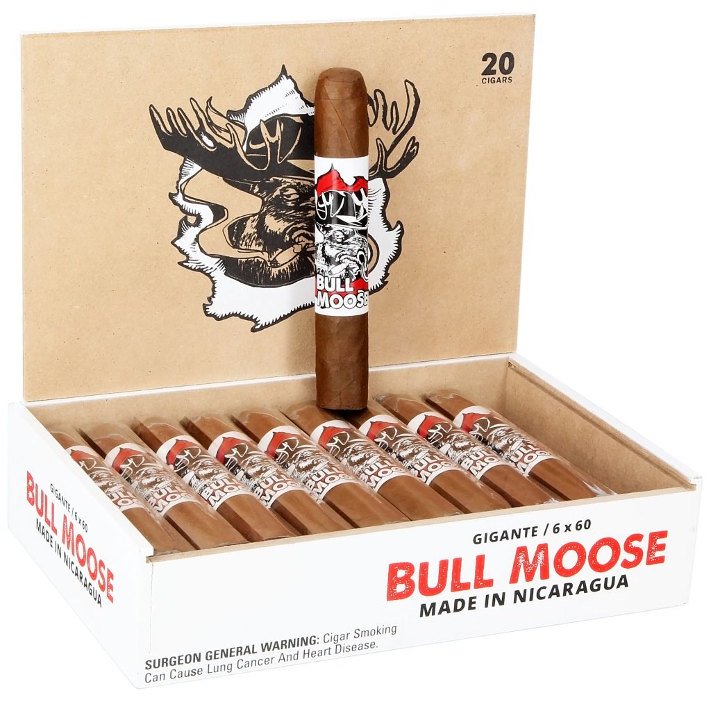 CHILLIN MOOSE BULL MOOSE GIGANTE (6X60) BOX OF 20 – Empire Smoke ...