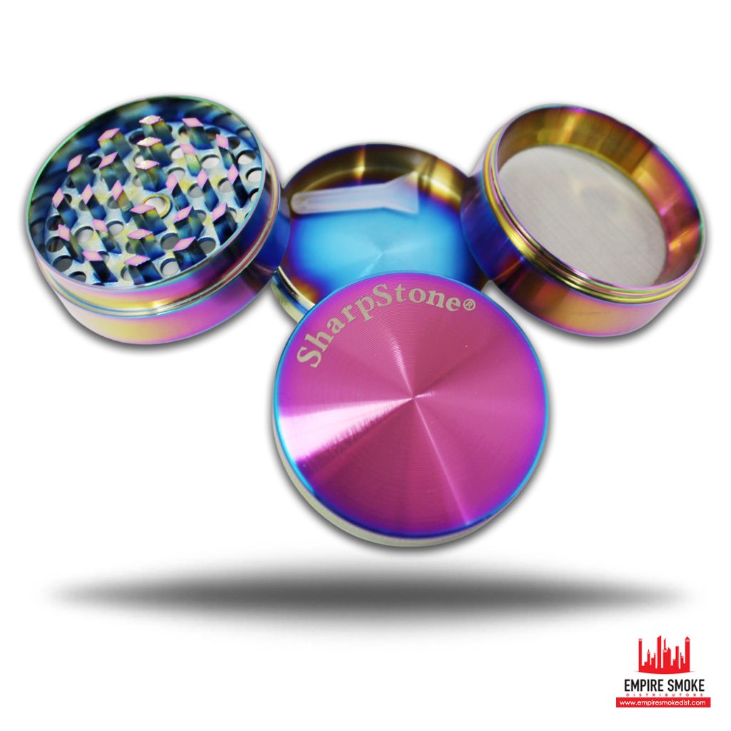 SHARPSTONE GRINDER RAINBOW 50MM (SS850PB-4XC) - Empire Smoke Distributors