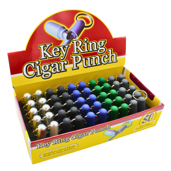 KINGSTAR KEY RING CIGAR PUNCH CUTTER 50CT BOX – Empire Smoke Distributors