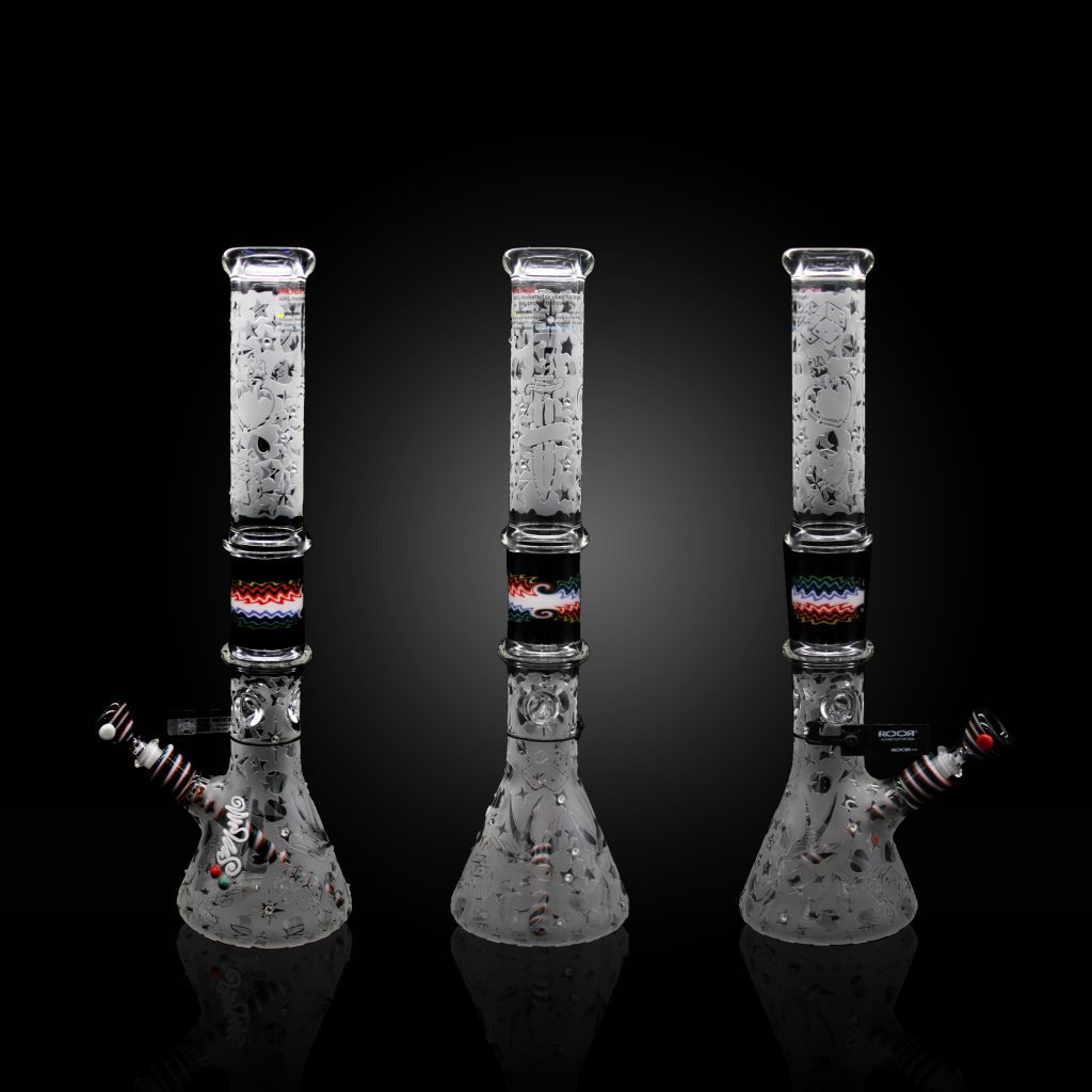 ROOR CUSTOM 18” ROOR BEAKER WATER PIEPE 50X5 CHASES ADAMS (R18BK505SB ...