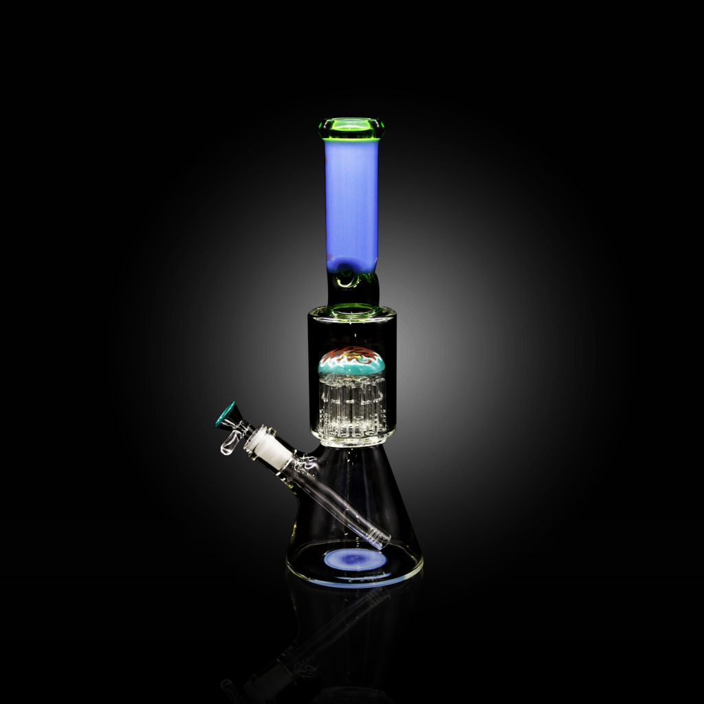 14'' ALPHA NOTHING IS IMPOSSIBLE PIPE WITH WORKED 12 ARM TREE PERC AND ...