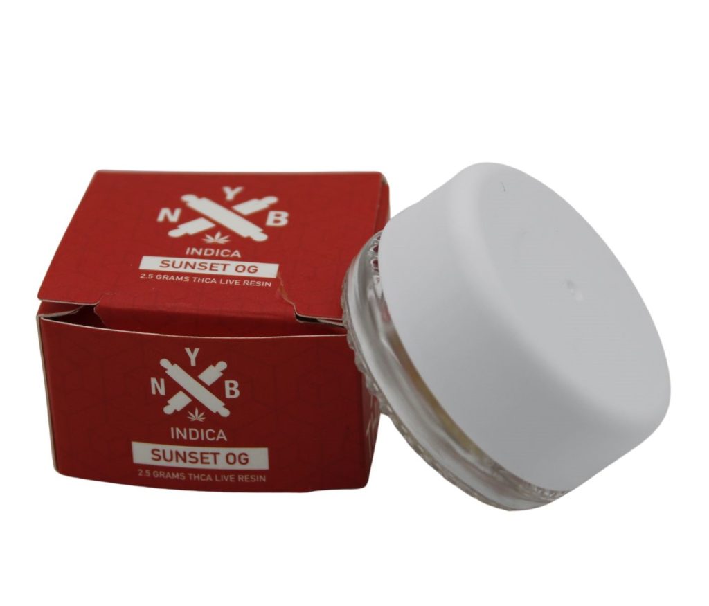 NYB THC-A LIVE RESIN DABS 2.5GM SUNSET OG (INDICA) PCS – Empire Smoke Distributors