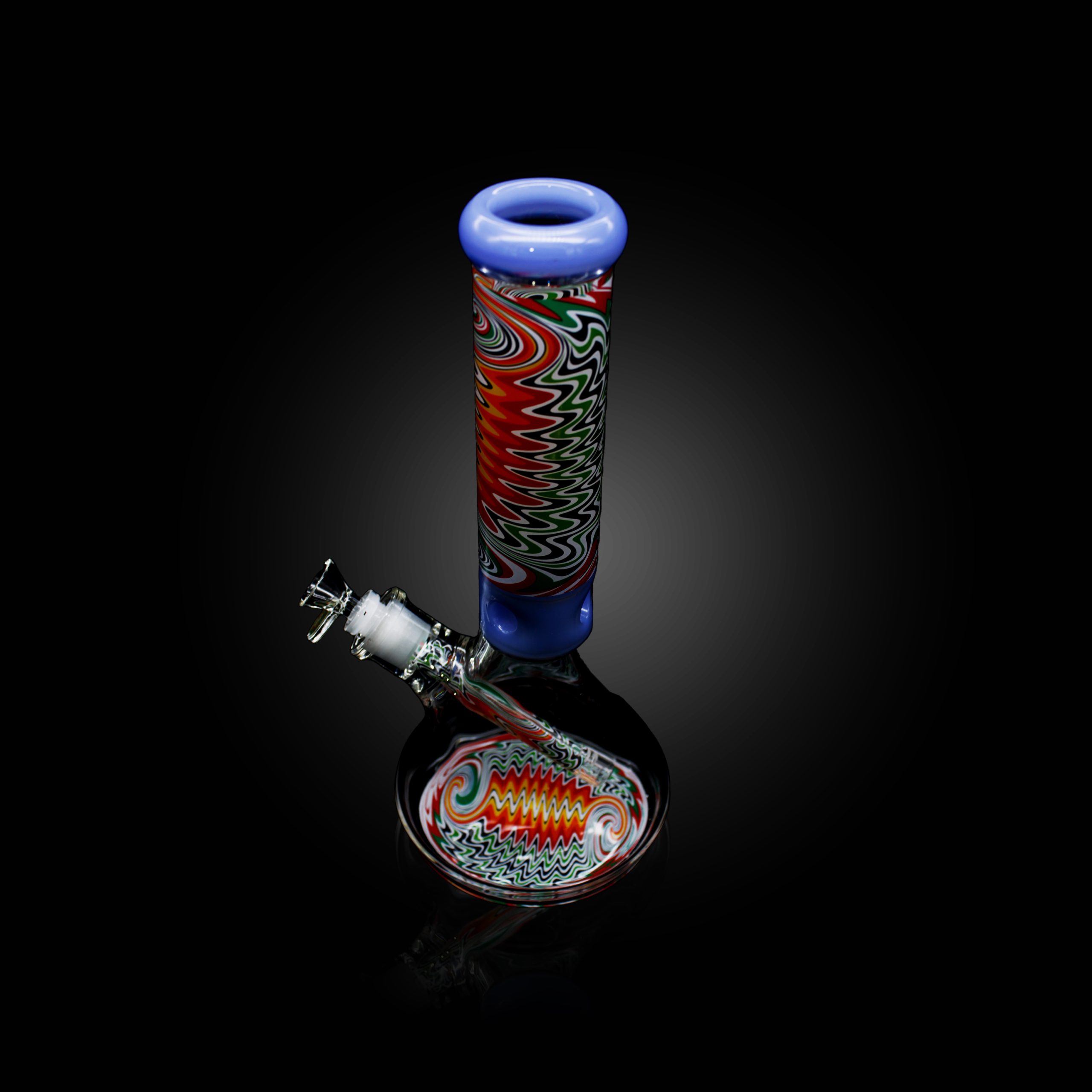 13'' MASONIC PYRAMID WATERPIPE LIGHT BLUE - Empire Smoke Distributors