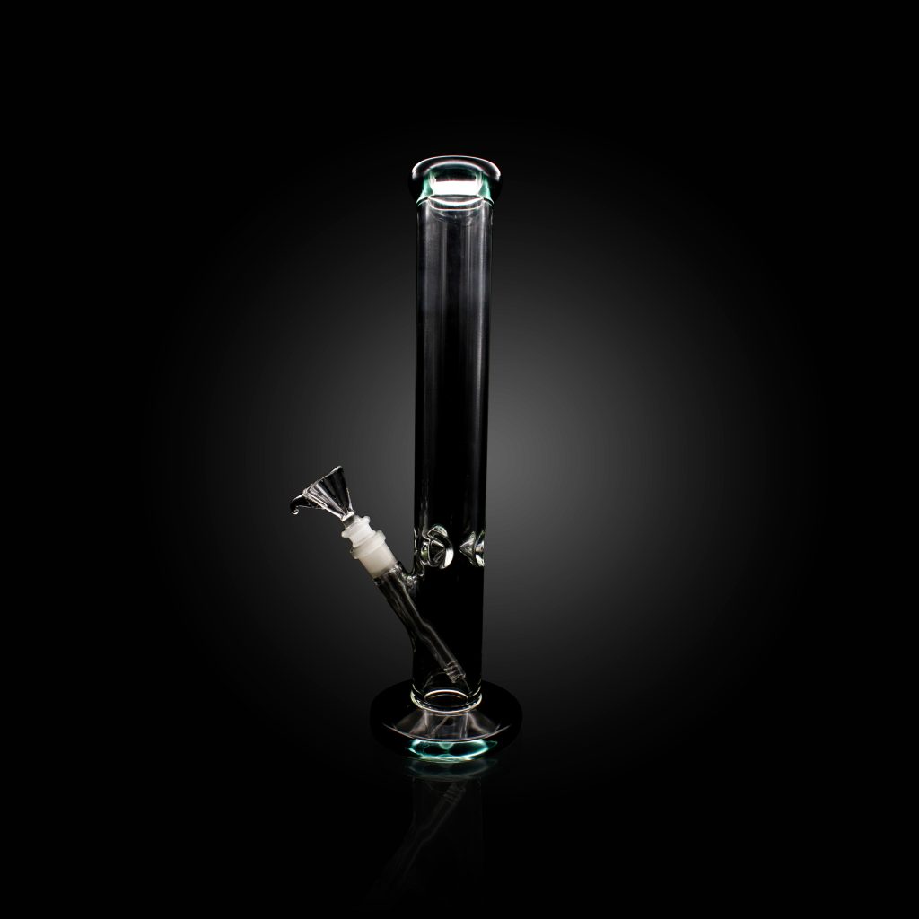 15” CYLINDER WATERPIPE GREEN – Empire Smoke Distributors