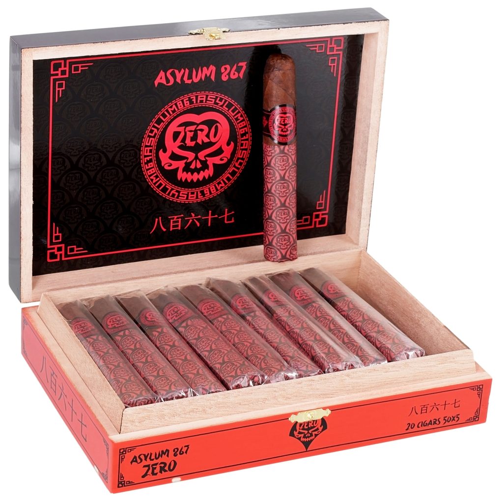 ASYLUM 867 ZERO ROBUSTO (5X50) BOX OF 20 - Empire Smoke Distributors