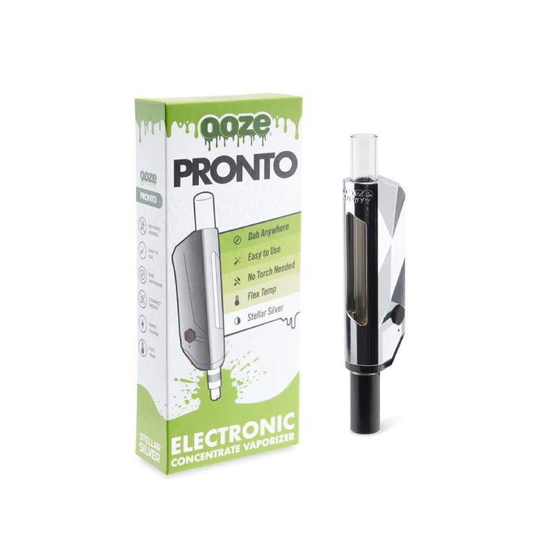 OOZE PRONTO VAPORIZER – STELLAR SILVER – Empire Smoke Distributors