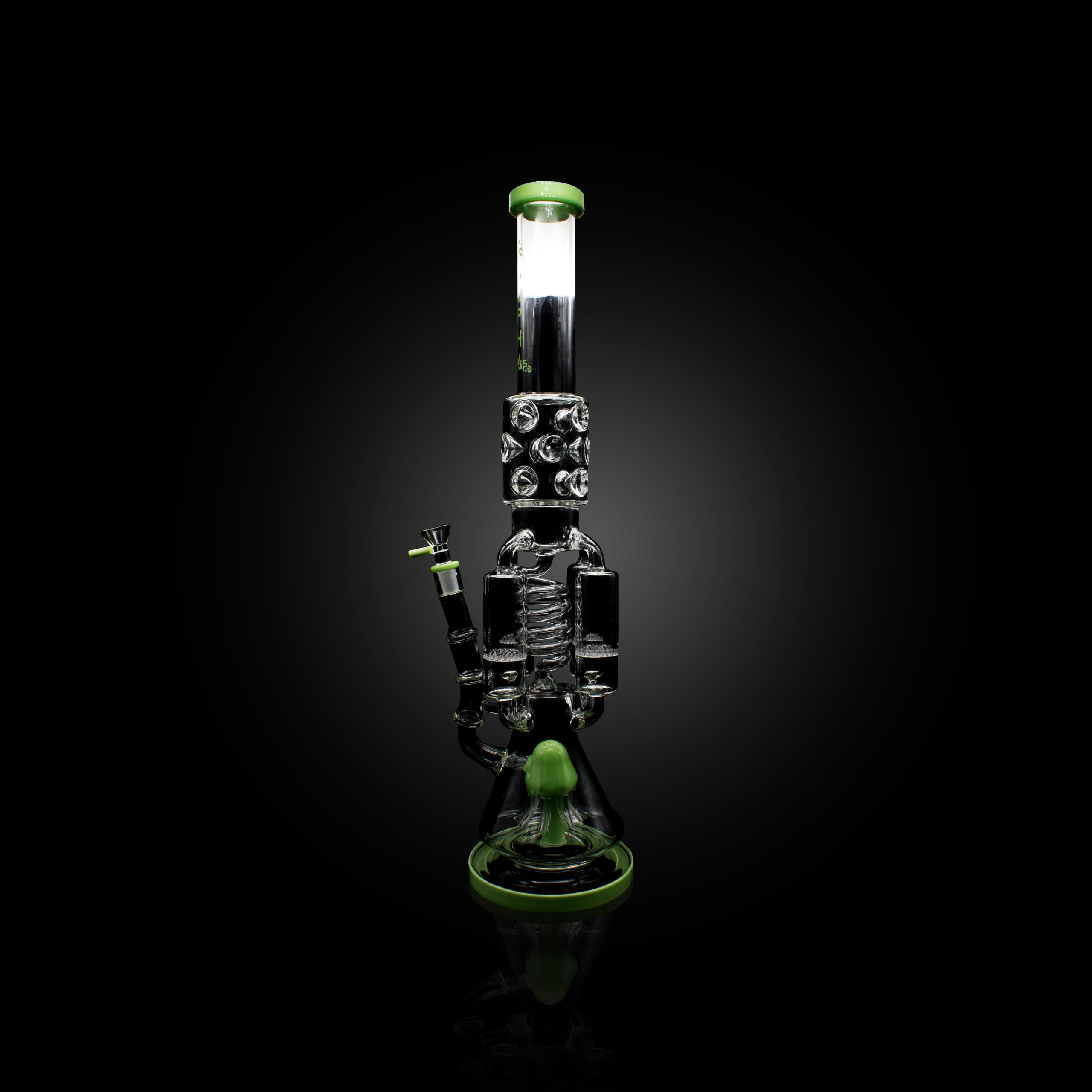 ALPHA 21'' INVERTED TREE PERC FOUR CYLINDER WITH HONEYCOMB JOINT WITH ...