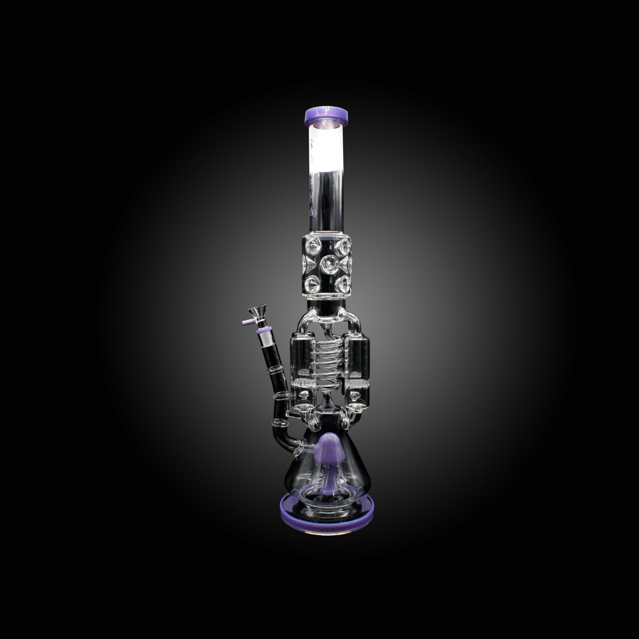 ALPHA 21″ INVERTED TREE PERC FOUR CYLINDER WITH HONEYCOMB JOINT WITH ...