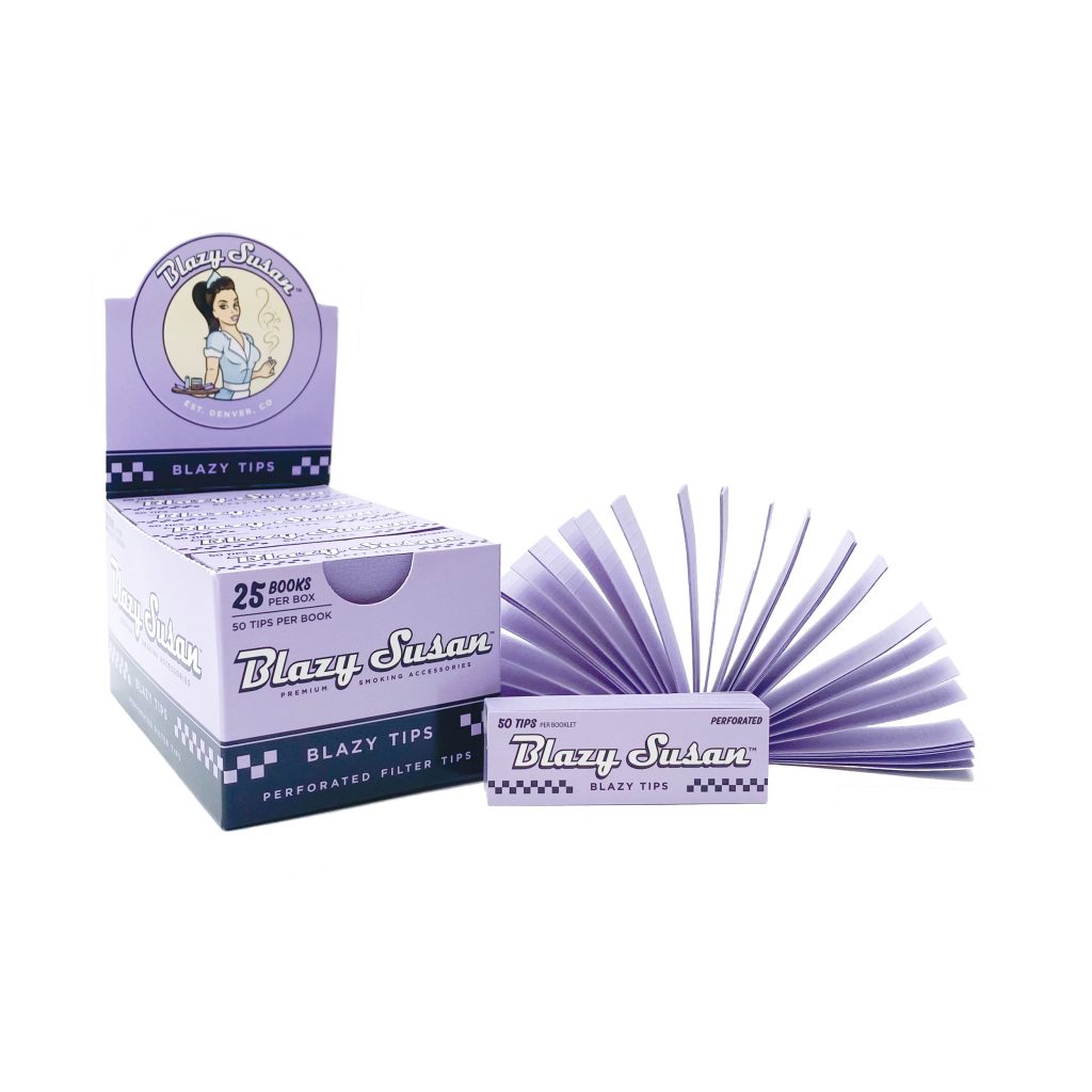 BLAZY SUSAN TIPS PURPLE 50CT PACK 25 PACK BOX – Empire Smoke Distributors