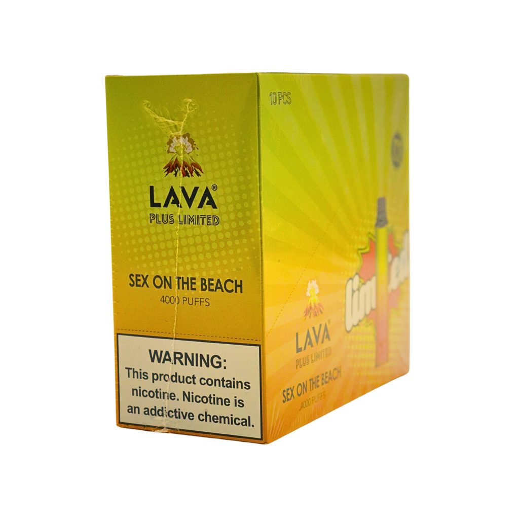 Lava Plus Limited Disposable 4000pf Sex On The Beach 3 Box Of 10