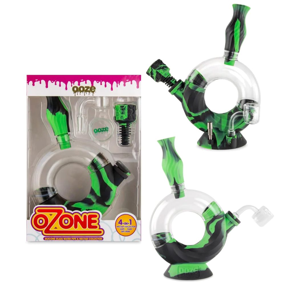 OOZE OZONE SILICONE WATER PIPE & NECTAR COLLECTOR – Empire Smoke ...