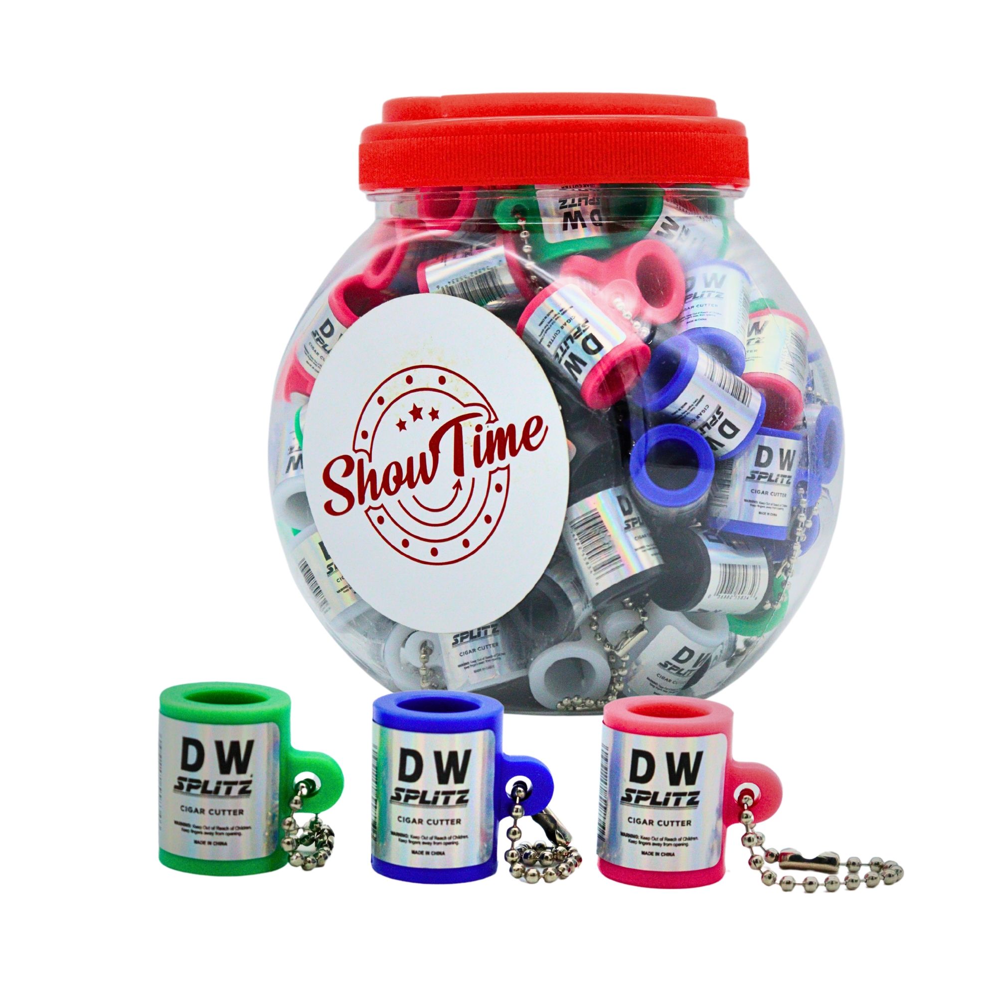 SHOW TIME DW SPLITZ CIGAR CUTTER 100CT JAR – Empire Smoke Distributors