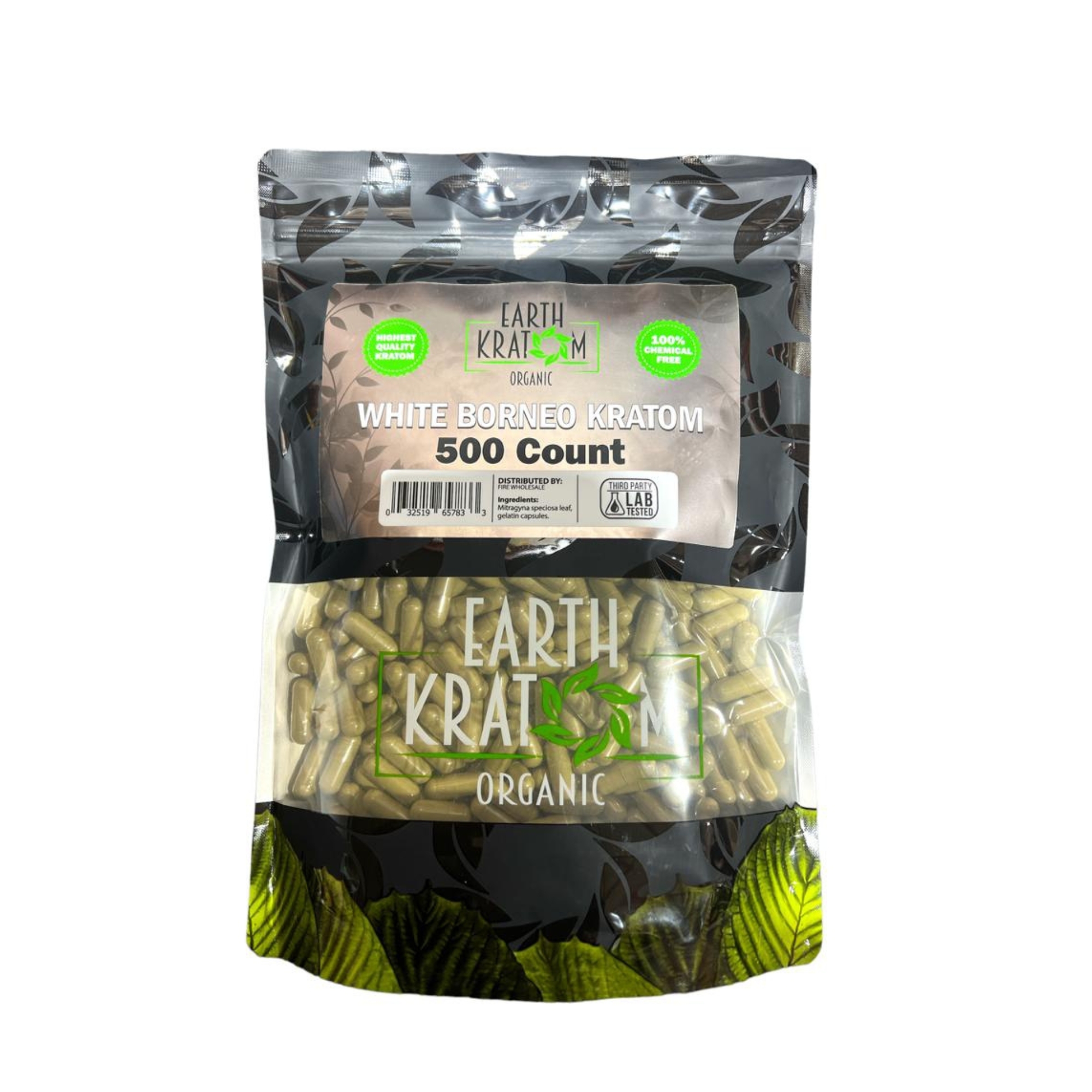 EARTH KRATOM 500CT CAPSULE WHITE BORNEO KRATOM – Empire Smoke Distributors