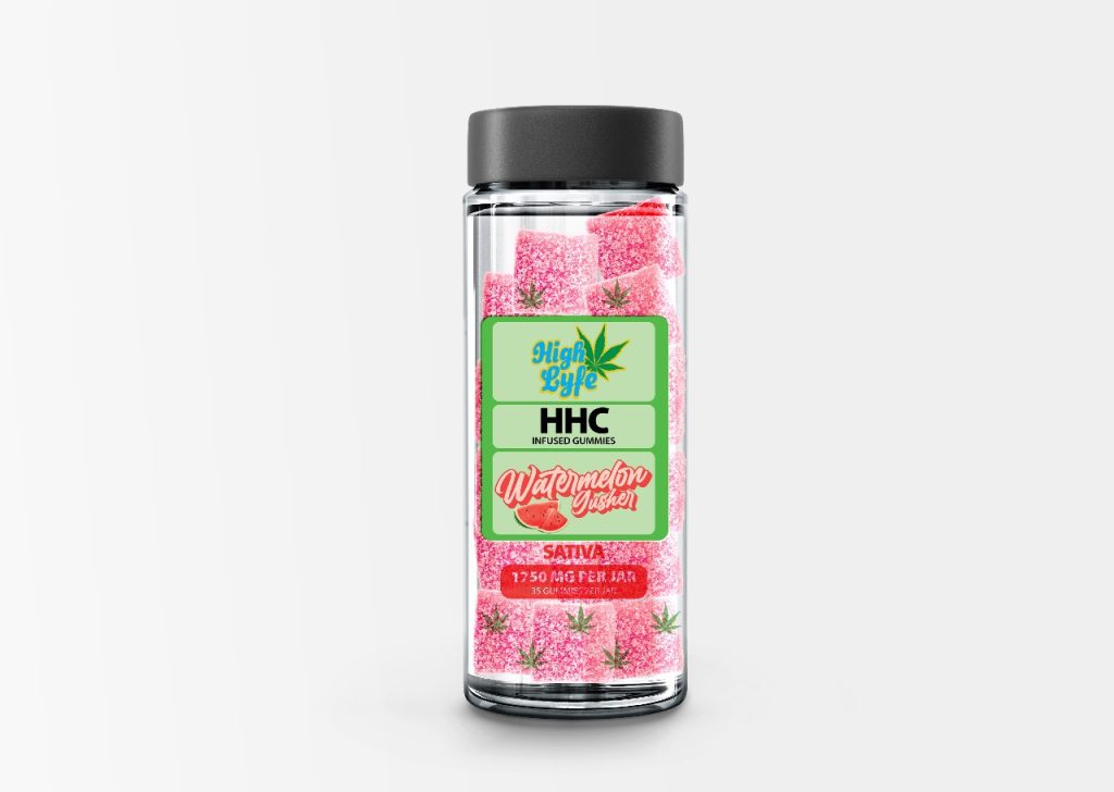 HIGH LYFE HHC GUMMIES 1750MG WATERMELON GUSHER (SATIVA) JAR – Empire ...
